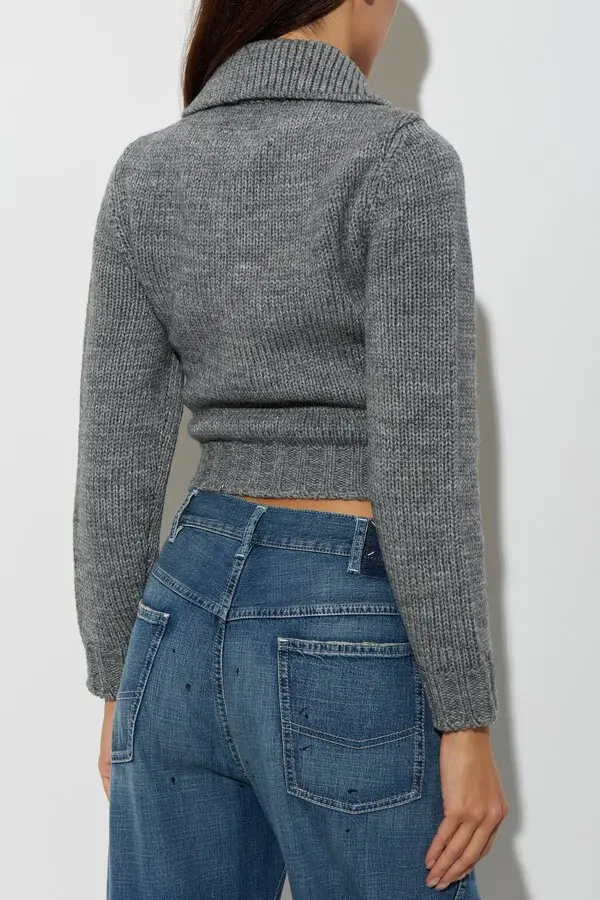 MAISON MARGIELA Short Cardigan - Grey