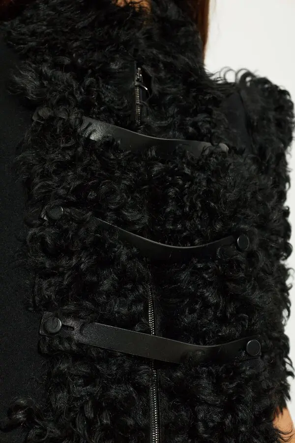 Fendi Wool Vest With Decorative Trim