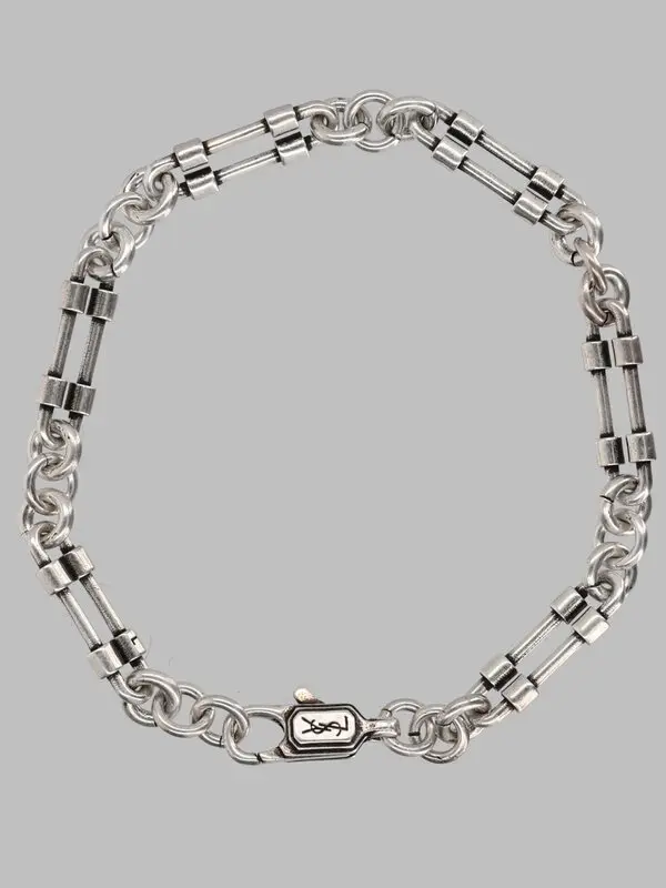Saint Laurent Bracciale A Catena Con Moschettone