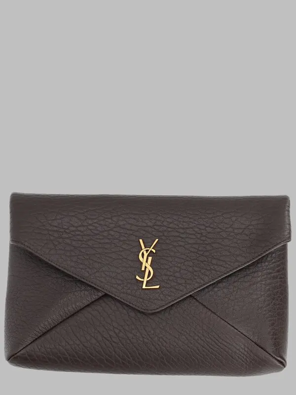 Saint Laurent Pochette "envelope Cassandre" Large - Brown