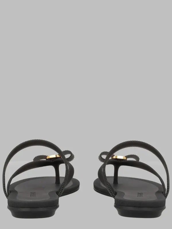 FERRAGAMO Sandalo "vara" Con Fiocco - Black