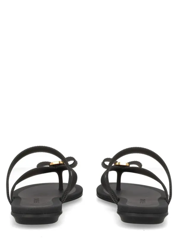 FERRAGAMO Sandalo "vara" Con Fiocco - Black