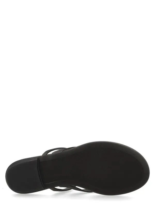 FERRAGAMO Sandalo "vara" Con Fiocco - Black