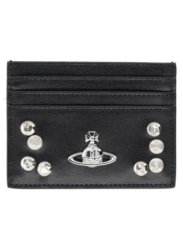VIVIENNE WESTWOOD Portacarte Borchiato Con Orb