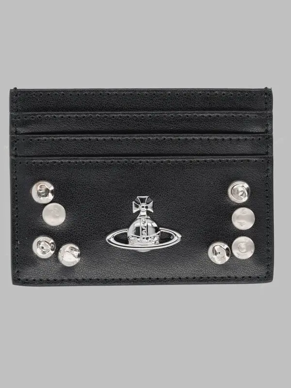 VIVIENNE WESTWOOD Portacarte Borchiato Con Orb