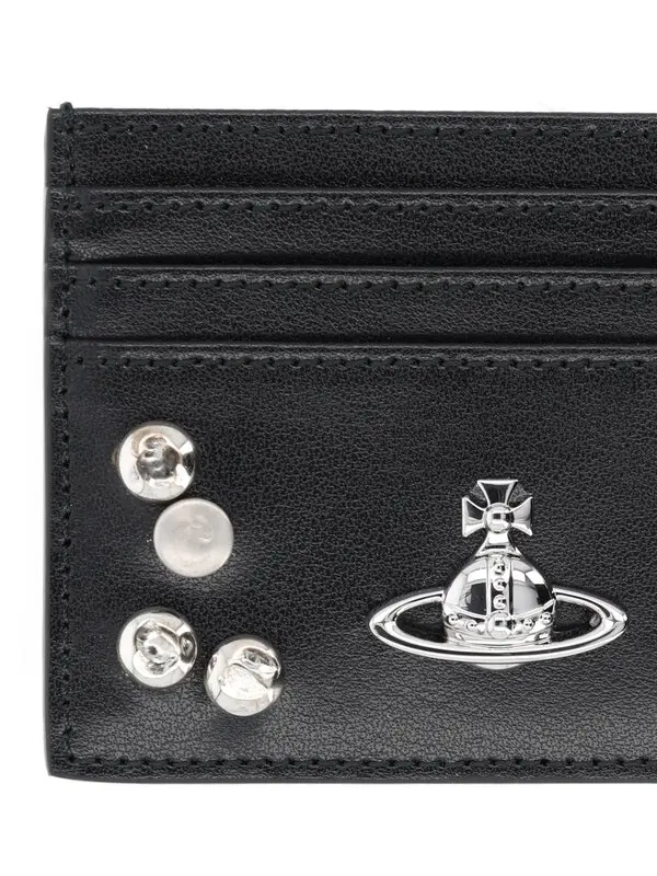 VIVIENNE WESTWOOD Portacarte Borchiato Con Orb