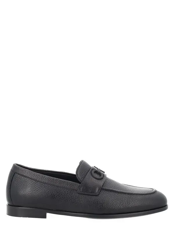FERRAGAMO Mocassino Con Fibbia "gancini