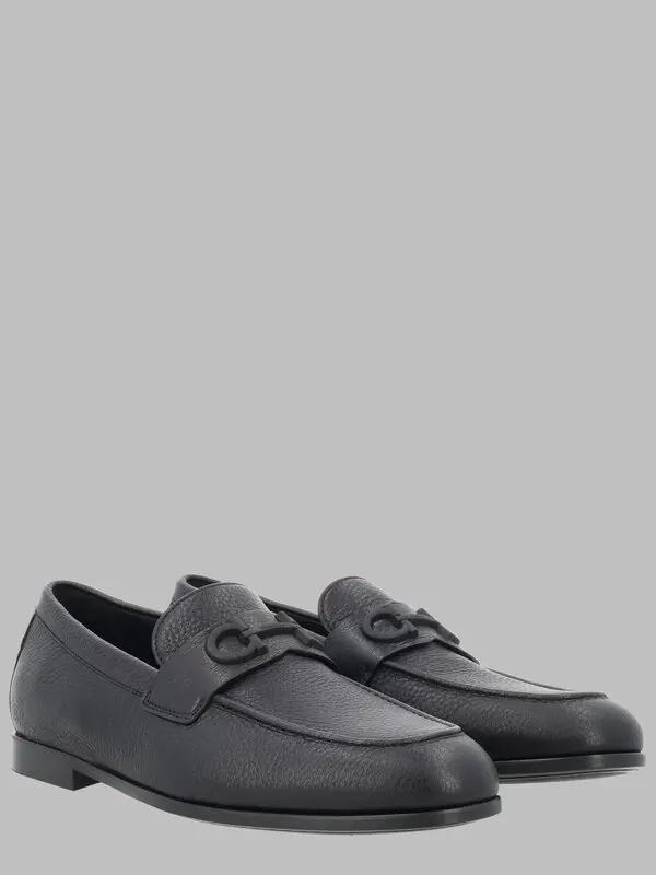 FERRAGAMO Mocassino Con Fibbia "gancini