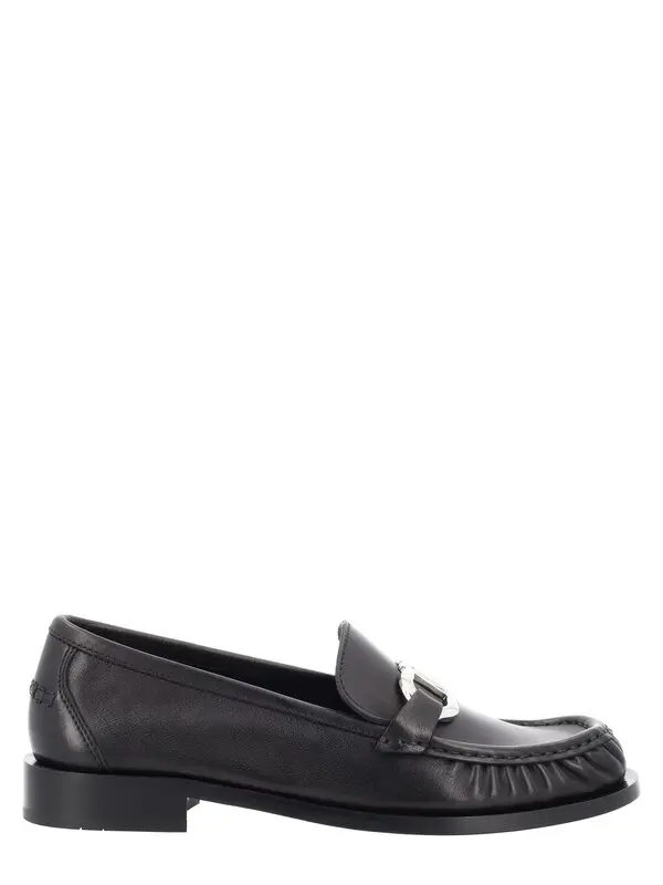 FERRAGAMO Mocassino Con Dettaglio "gancini - Black
