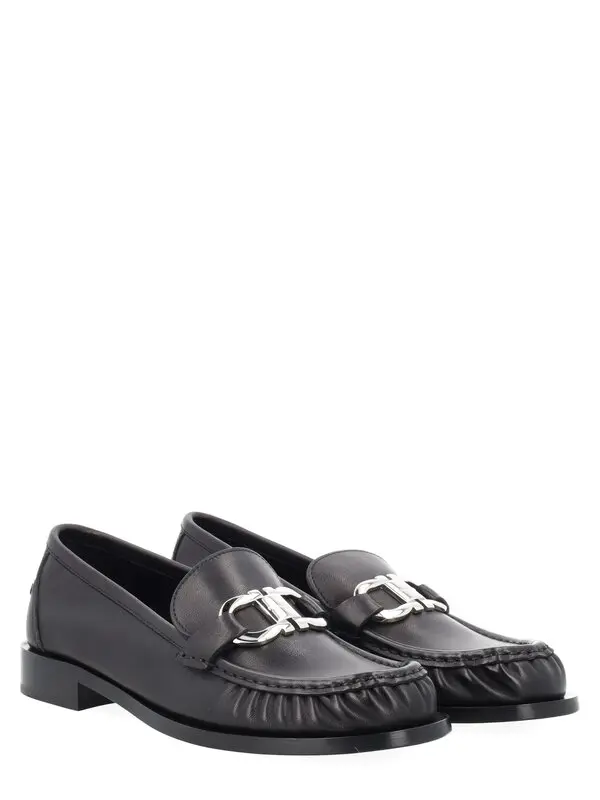 FERRAGAMO Mocassino Con Dettaglio "gancini