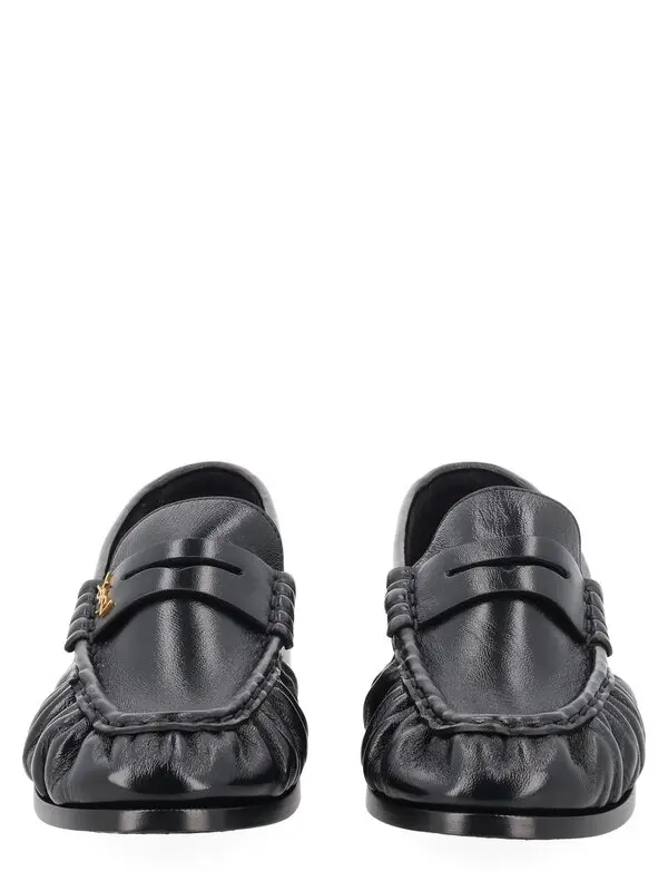 Saint Laurent Mocassino "le Loafer Cassandre - Black