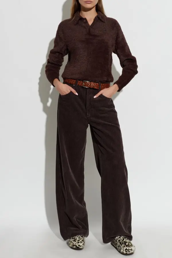 Carhartt Work In Progress Maine’ Long Sleeve Polo Shirt