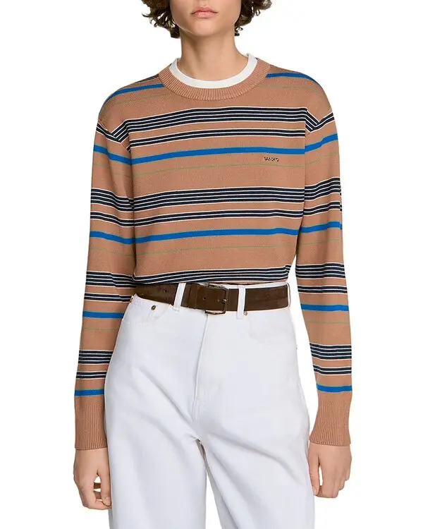 Sandro Piper Layered Effect Sweater