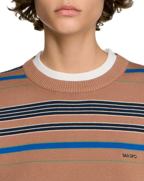 Sandro Piper Layered Effect Sweater
