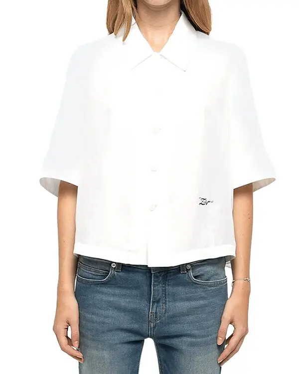Zadig&Voltaire Telmy Silk Tie Sleeve Shirt - Judo