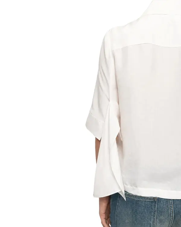 Zadig&Voltaire Telmy Silk Tie Sleeve Shirt - Judo