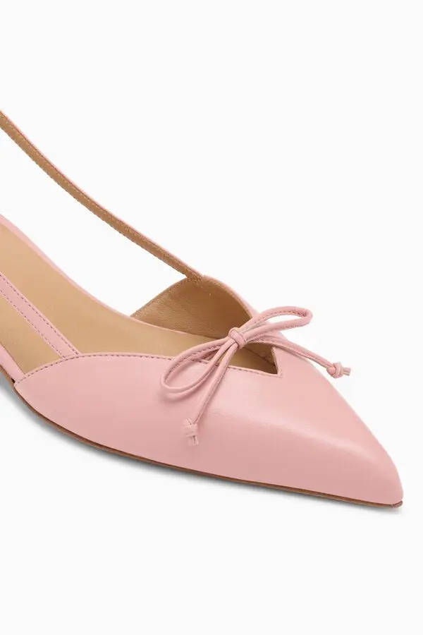Ulla Johnson Bow Kitten Heel Slingback