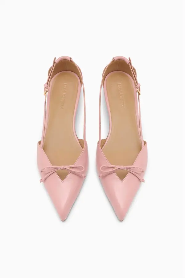Ulla Johnson Bow Kitten Heel Slingback