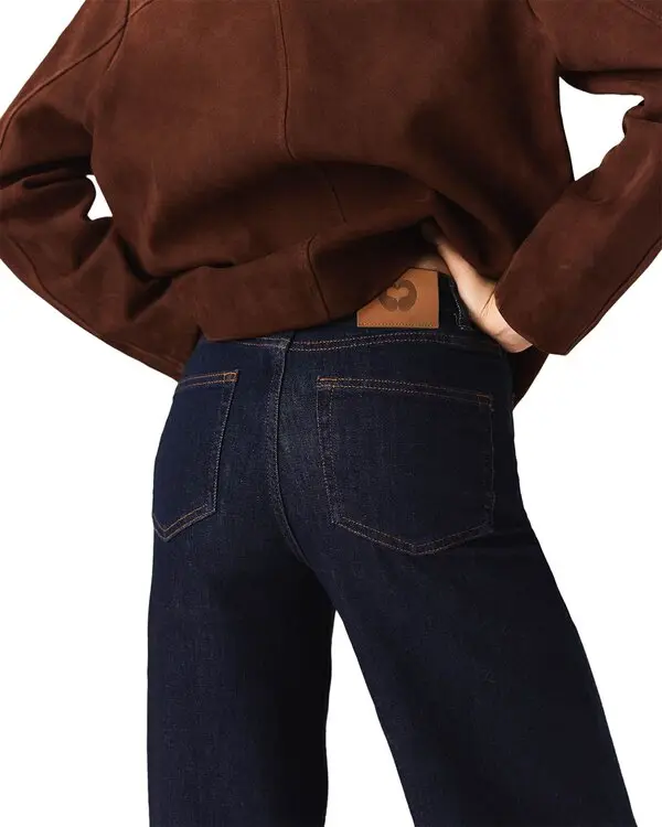 Maje Prairabrut High Rise Wide Leg Jeans