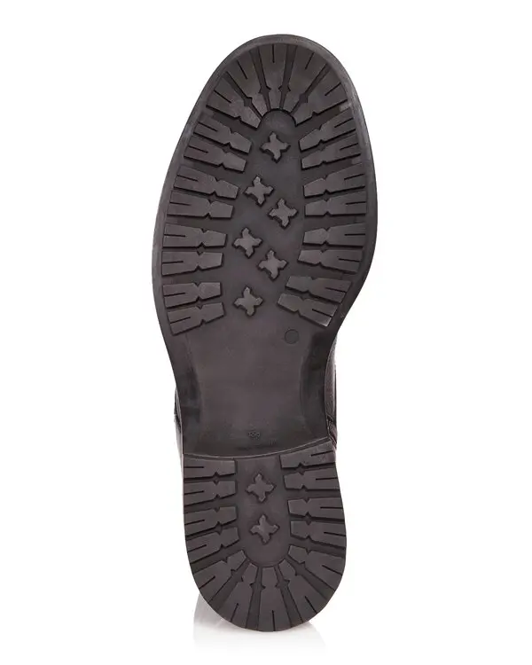 Magnanni Grayson Textured Leather Lace Up Boots
