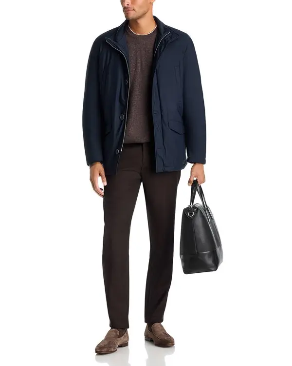 Herno Water Resistant Bi Stretch Down Shirt Coat