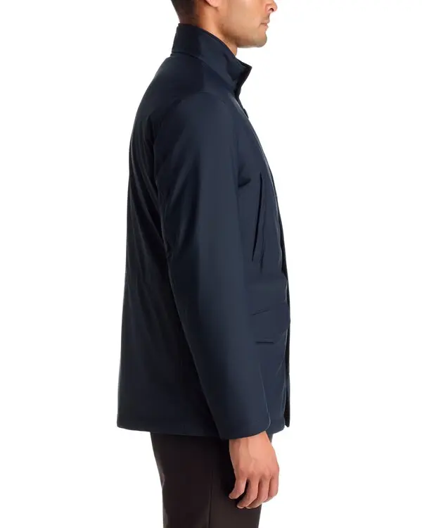 Herno Water Resistant Bi Stretch Down Shirt Coat