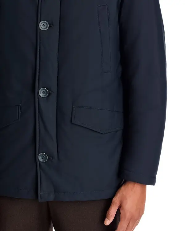 Herno Water Resistant Bi Stretch Down Shirt Coat