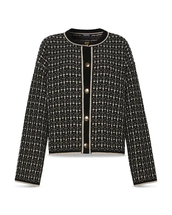Max Mara Smmamico Cashmere Wool Cardigan