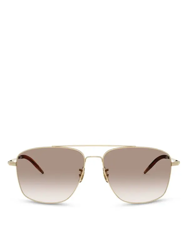 Oliver Spencer Aymes Square Eyeglasses, 58mm