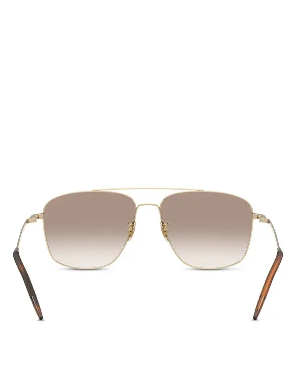 Oliver Spencer Aymes Square Eyeglasses, 58mm