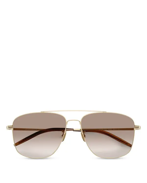 Oliver Spencer Aymes Square Eyeglasses, 58mm