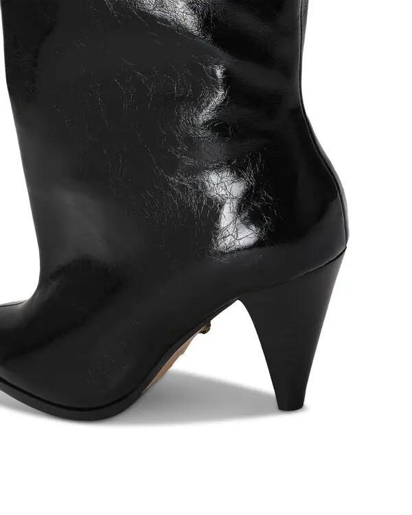 Kurt Geiger Lambeth Leather Slouchy Knee High Boots