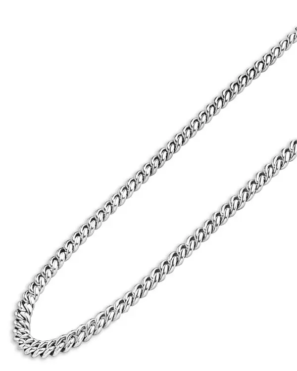 Lagos Sterling Anthem Curb Chain Link Necklace, 24 Exclusive