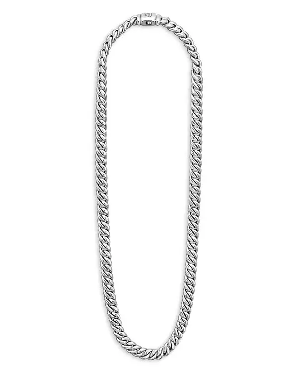 Lagos Sterling Anthem Curb Chain Link Necklace, 24 Exclusive