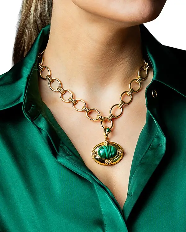 CAPUCINE DE WULF Cleopatra Removable Pendant Necklace, 16-18
