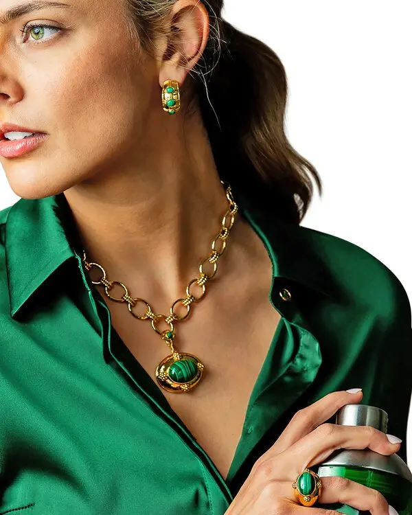 CAPUCINE DE WULF Cleopatra Removable Pendant Necklace, 16-18