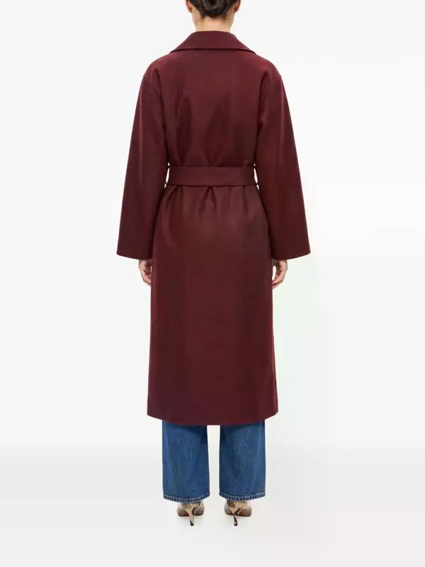 Harris Wharf London Belted Notch-lapels Coat