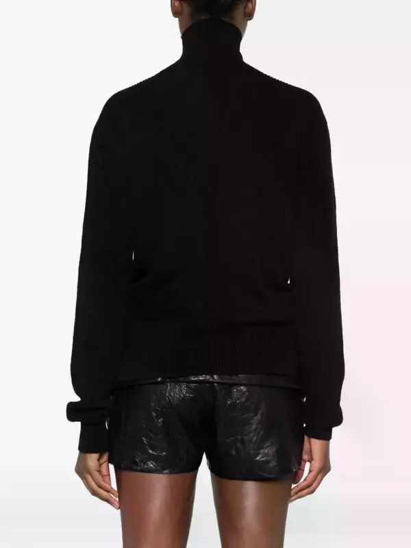 Rick Owens Fisherman Ribbed Turtle-neck Sweater
