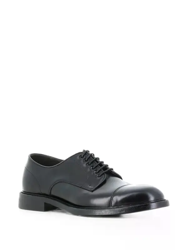 GREEN GEORGE Cap-toe Lace-up Derby Shoes