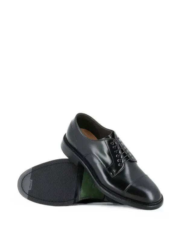 GREEN GEORGE Cap-toe Lace-up Derby Shoes