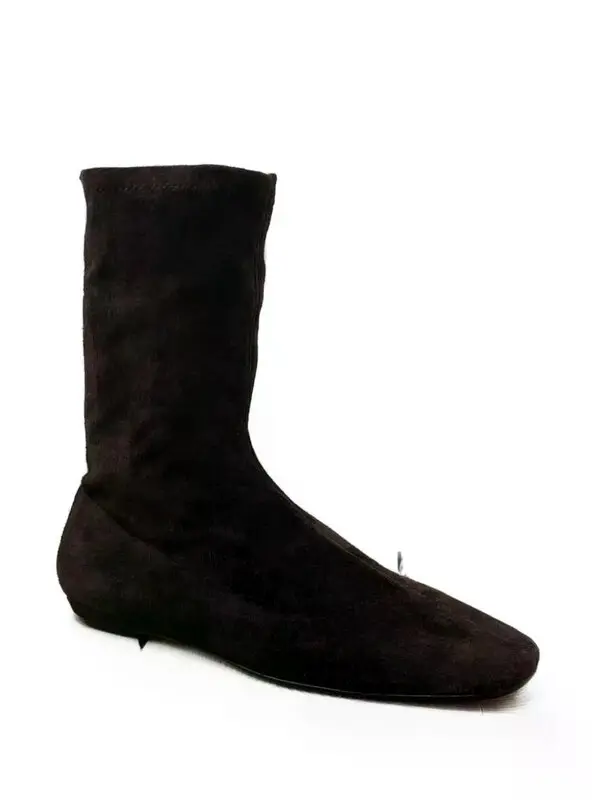 THE ROW Cindy Stretch Boots - Brown