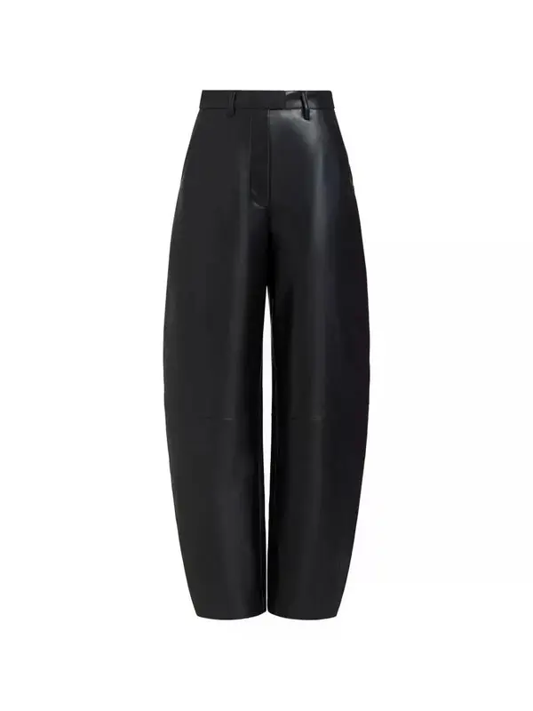 MARIE OLIVER Harlow Faux-leather Trousers