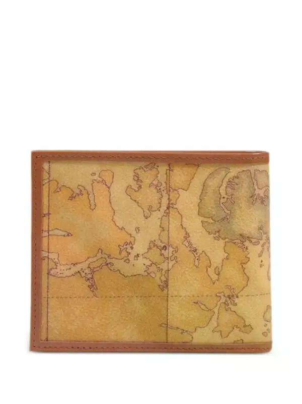 ALVIERO MARTINI 1° CLASSE World Map-print Bifold Wallet