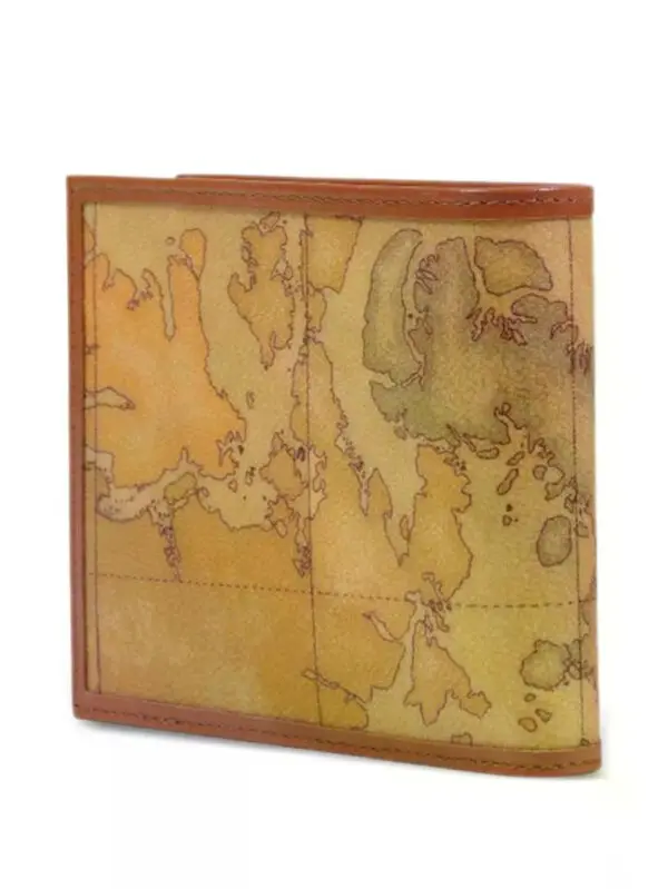ALVIERO MARTINI 1° CLASSE World Map-print Bifold Wallet