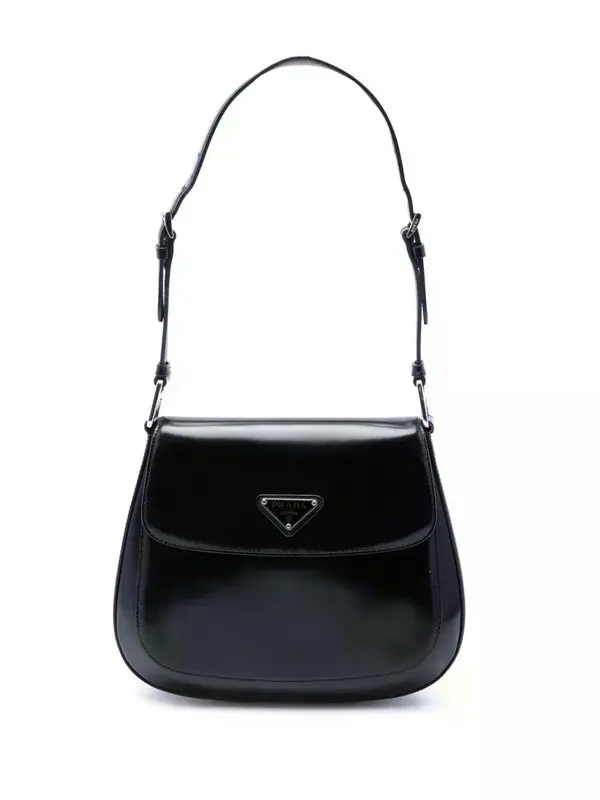 Prada 2013-2026 Medium Spazzolato Leather Cleo Flap Shoulder Bag