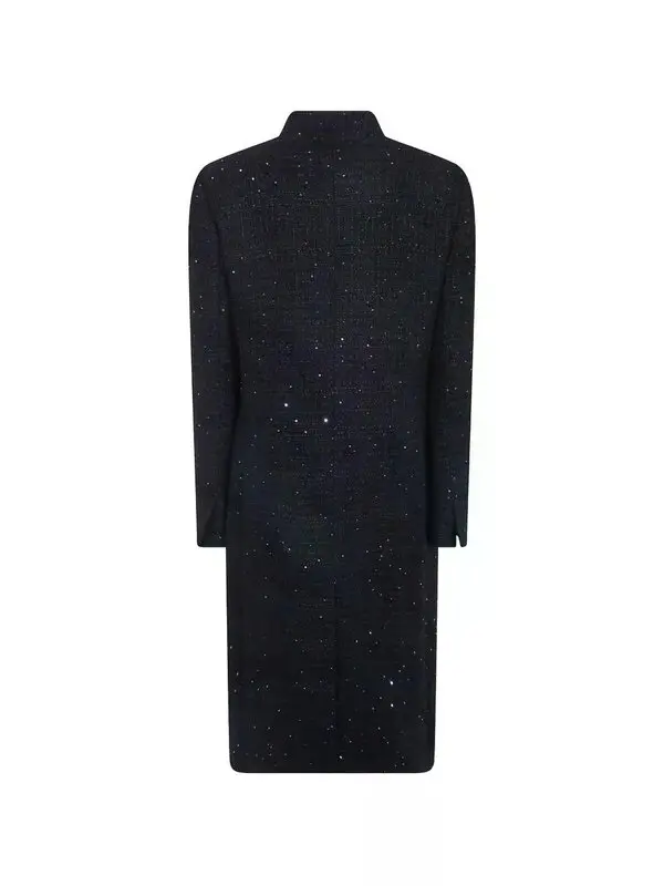 SEMICOUTURE Phillis Sequin-embellished Single-breasted Coat