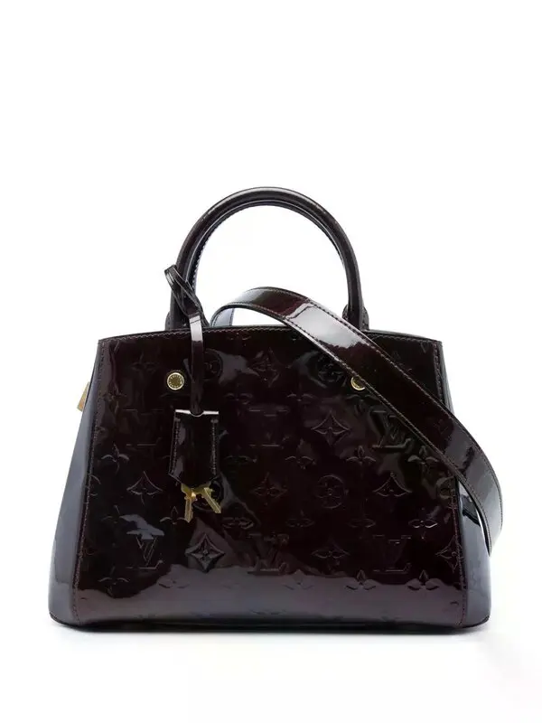LOUIS VUITTON 2016 Monogram Vernis Montaigne Bb Satchel