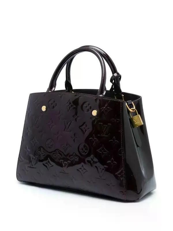 LOUIS VUITTON 2016 Monogram Vernis Montaigne Bb Satchel