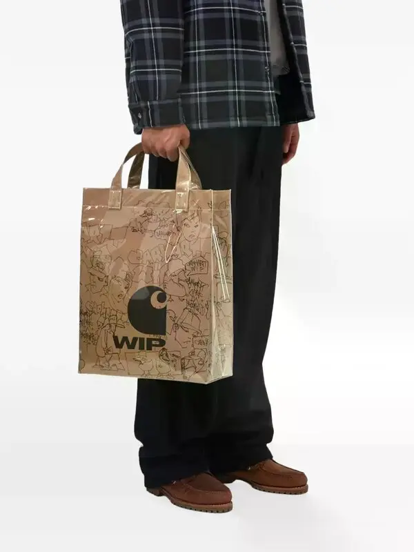 Carhartt Work In Progress Blinkerfluid Graphic-print Tote Bag
