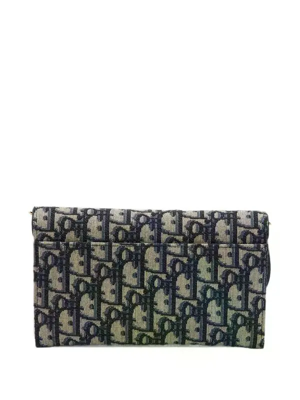 Dior 2021 Saddle Oblique Crossbody Bag - Blue
